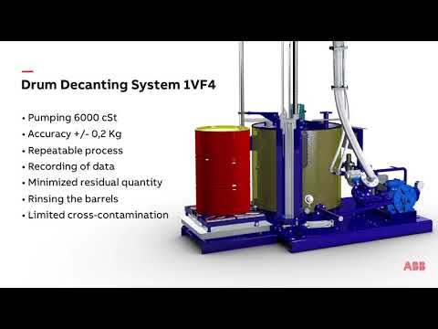 Emptying, dosing and rinsing station for drums: High Viscosity Drum ...